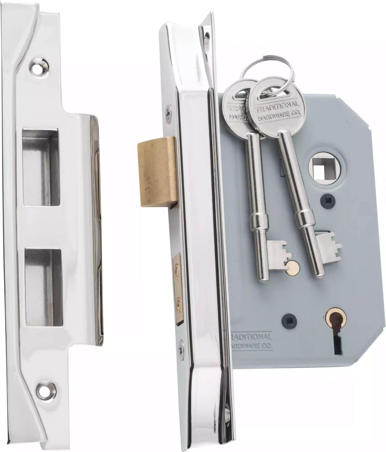 Rebated 5 Lever Mortice Lock - Backset 57mm - PN