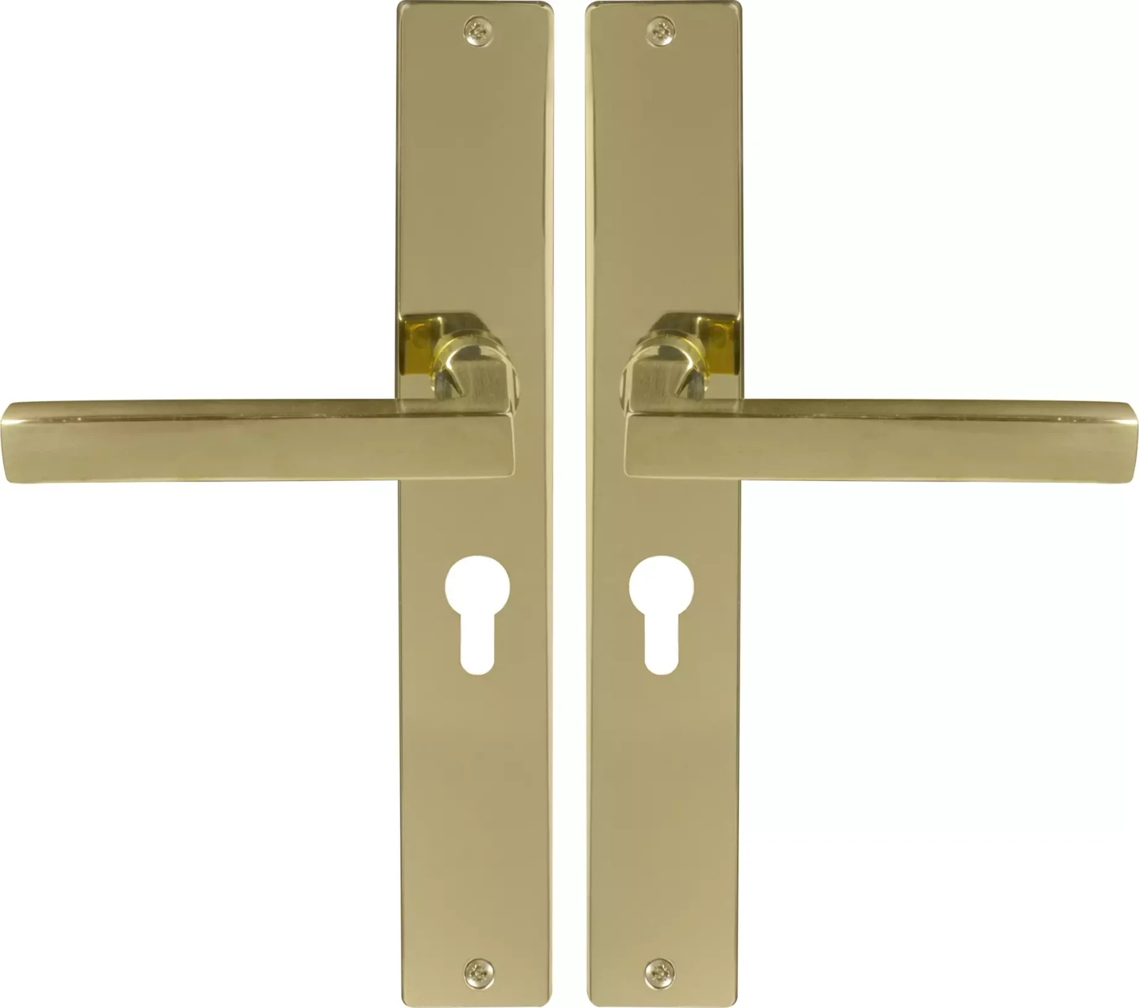 Federal Square Longplate E48 Keyhole - PB