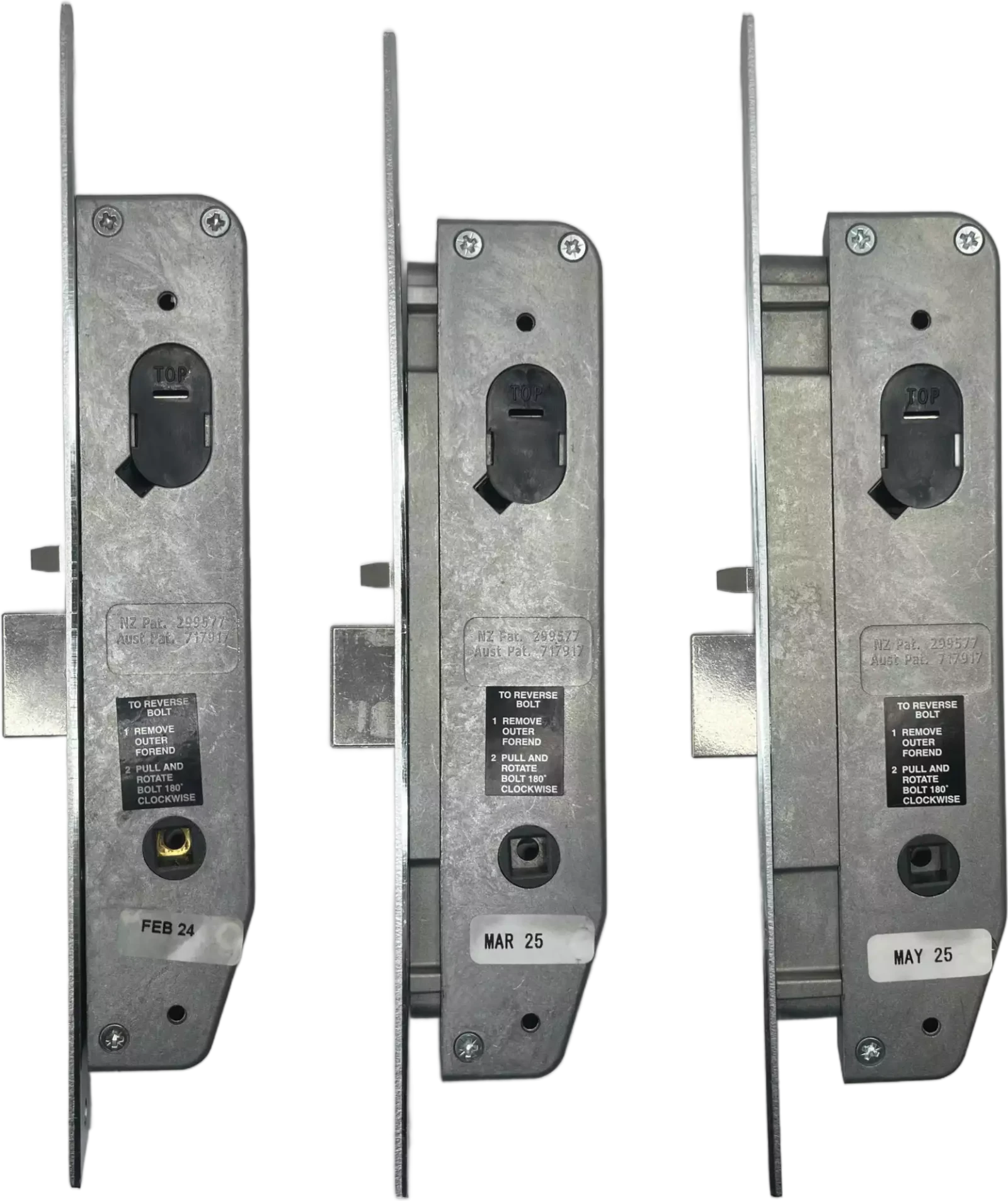 995MF Narrow Stile - Vestibule Locks - Timber Faceplate