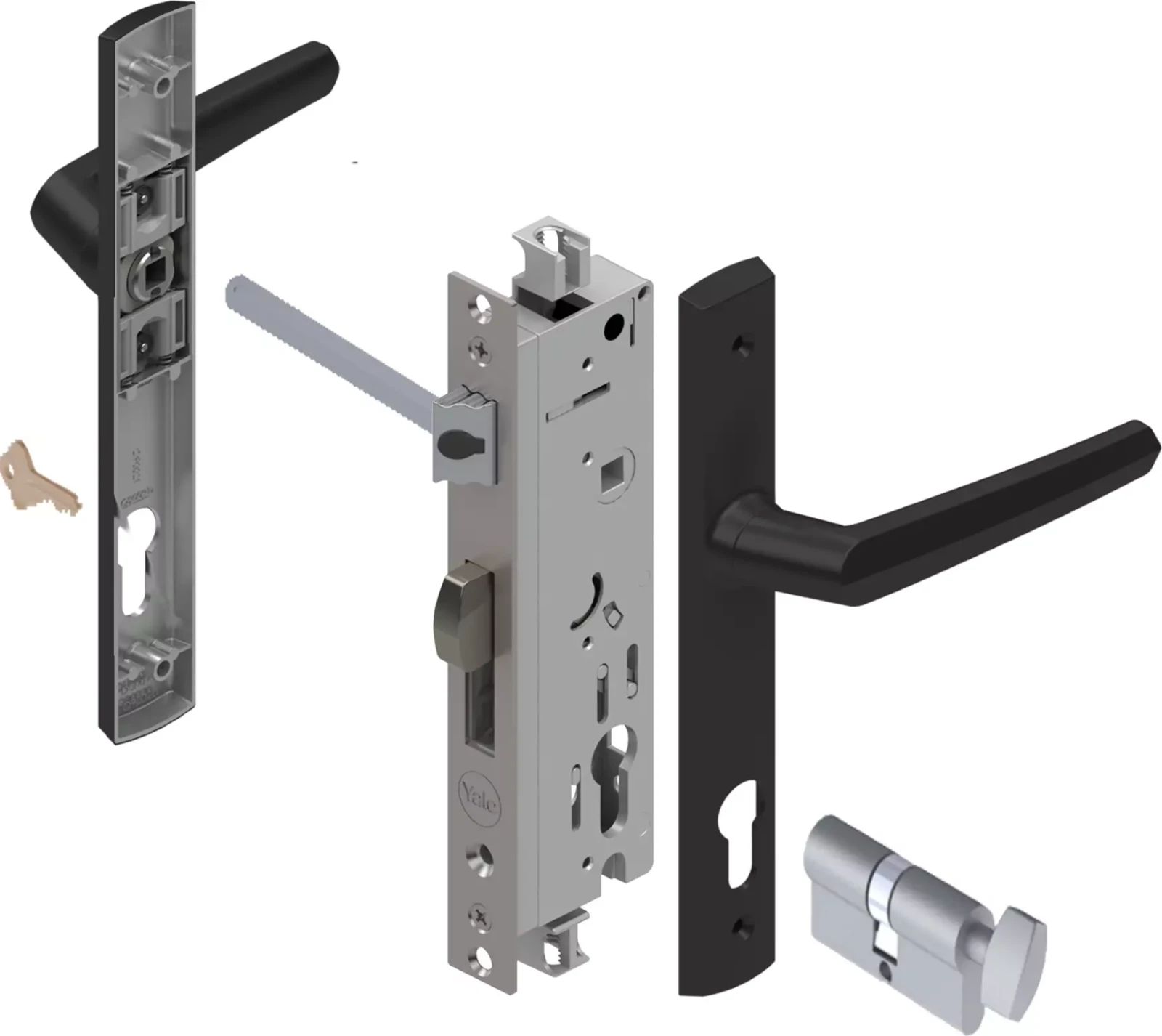 Induro + Aria - 40mm 4Pt Short Throw - KT - BLK