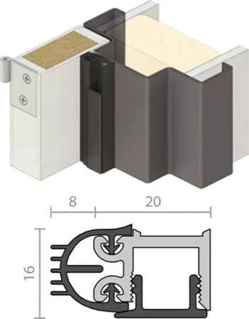 RP10Si - Alu Carrier & Frame Seal - CA / BLK